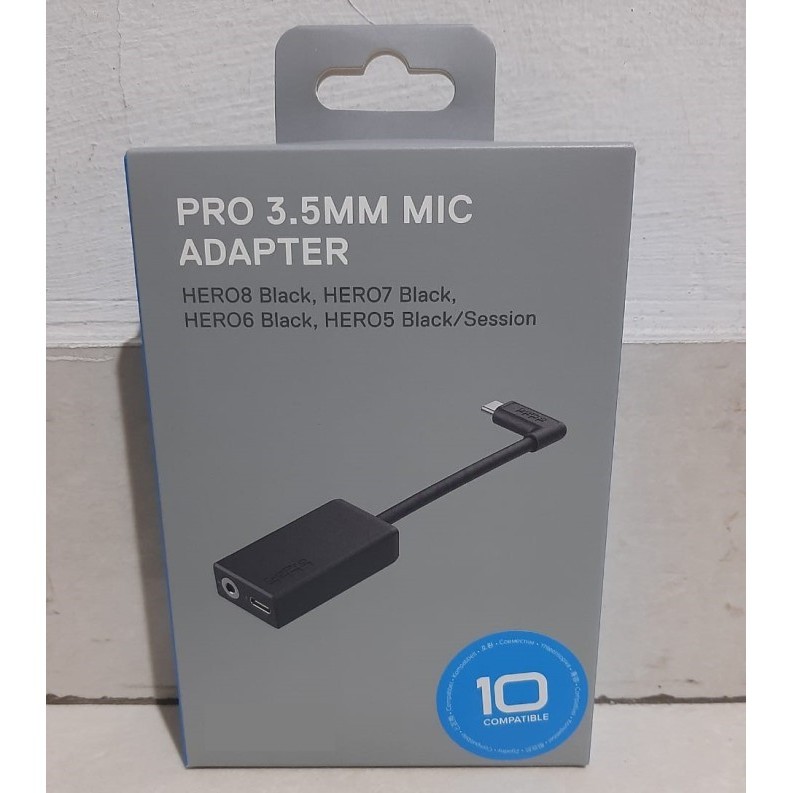 Jual Gopro Pro 3.5Mm Mic Adapter Hero 9 Hero 10 Hero 11 Hero 12 ...