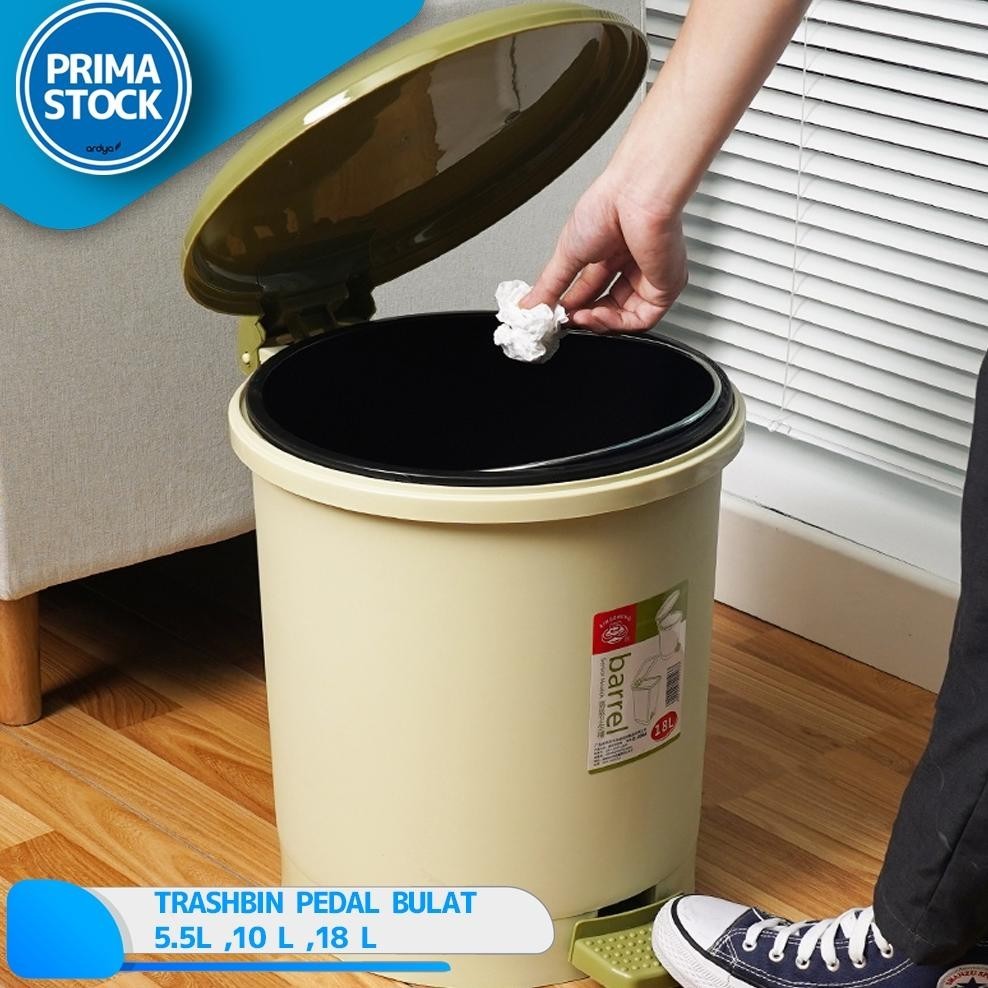 Jual dgh-43 TEMPAT TONG SAMPAH PEDAL BULAT INJAK 5 10 18 L LITER MINIMALIS MODERN Hemat | Shopee ...