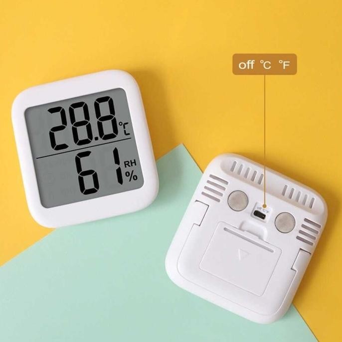 Jual Alat Ukur Kelembaban Udara Dan Suhu Ruangan Sensor Digital Lcd Display | Shopee Indonesia