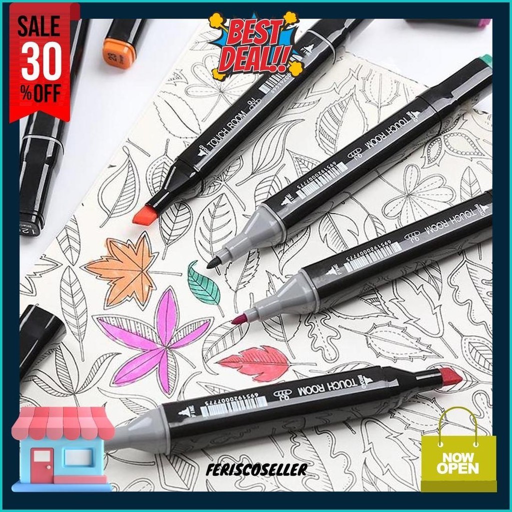 Jual (Dyi) Hz Touchfive 24/36/48/60/80 Warna Sketsa Spidol Umum General ...