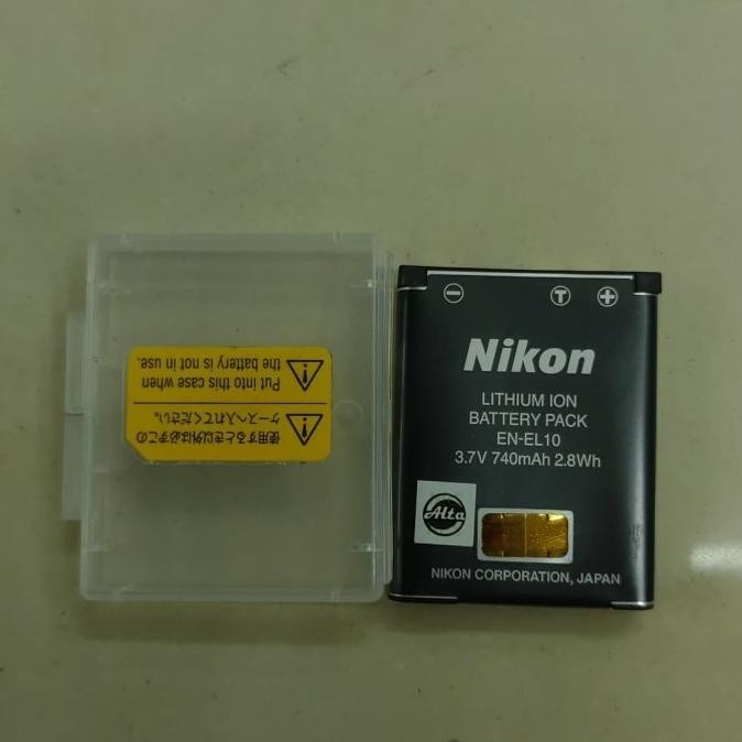 Jual BATERAI NIKON EN-EL10 ORIGINAL 2807T | Shopee Indonesia