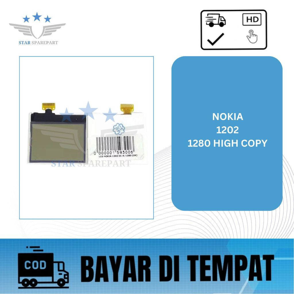 Jual LCD NOKIA 1202 / 1280 HIGH COPY | Shopee Indonesia