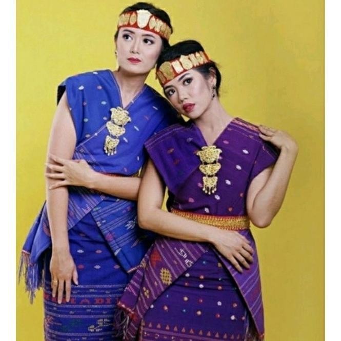 Jual Murah Meriah Pakaian Kostum Adat Batak Anak Perempuan Baju Adat Anak Dari Ulos Sadum Batak ...