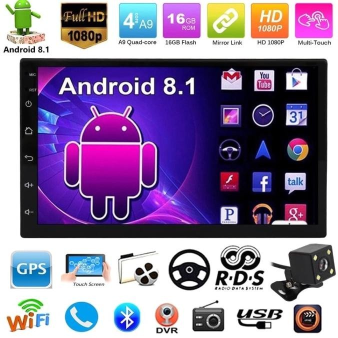 Jual TAPE MOBIL HEAD UNIT DOUNLE DIN ANDROID FREE KAMERA PARKIR RESTOCK ...