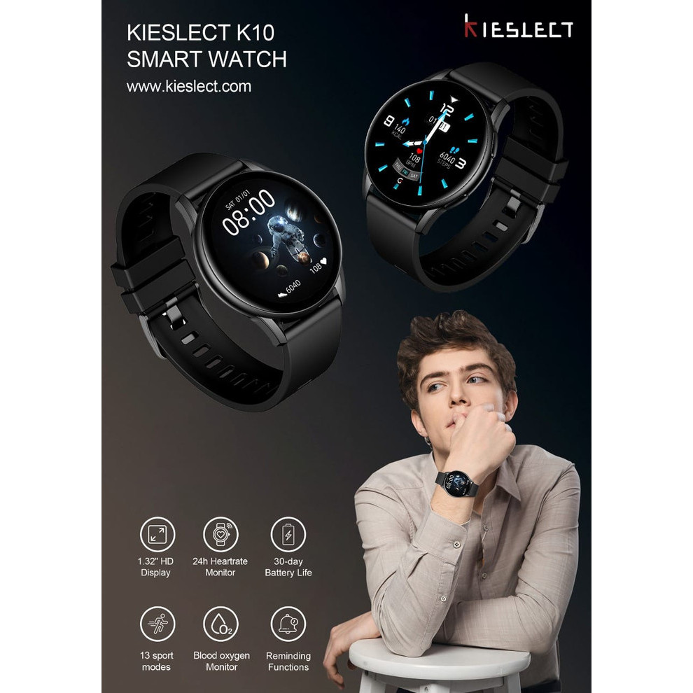 Jual Kieslect K10 Smartwatch 1.32" Semi-Amoled Smart Watch Garansi ...