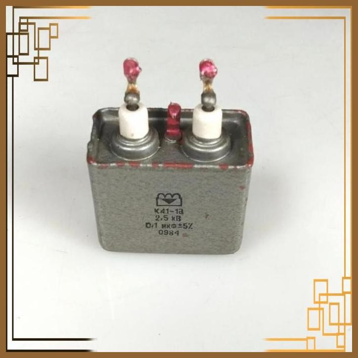 Jual [TRB] Capasitor oil 0.1uF 2.5kv / Kapasitor 100nF 2500v Toleransi ...