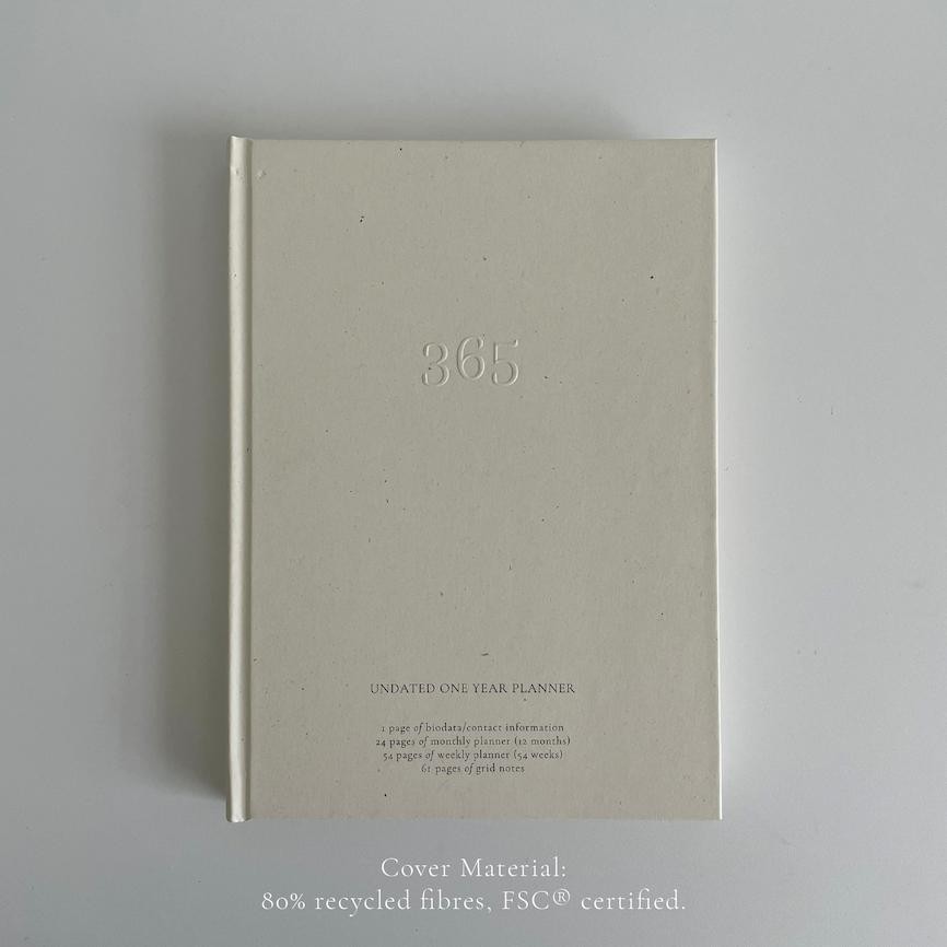 Jual rg-4 365 Undated Planner - Hard Cover with Fabric Book Cover by ...