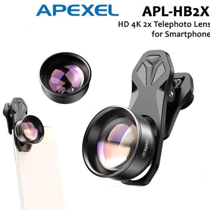 Jual Apexel Apl-Hb2X Hd 4K 2X Lensa Telephoto Lens For Hand Tele ...