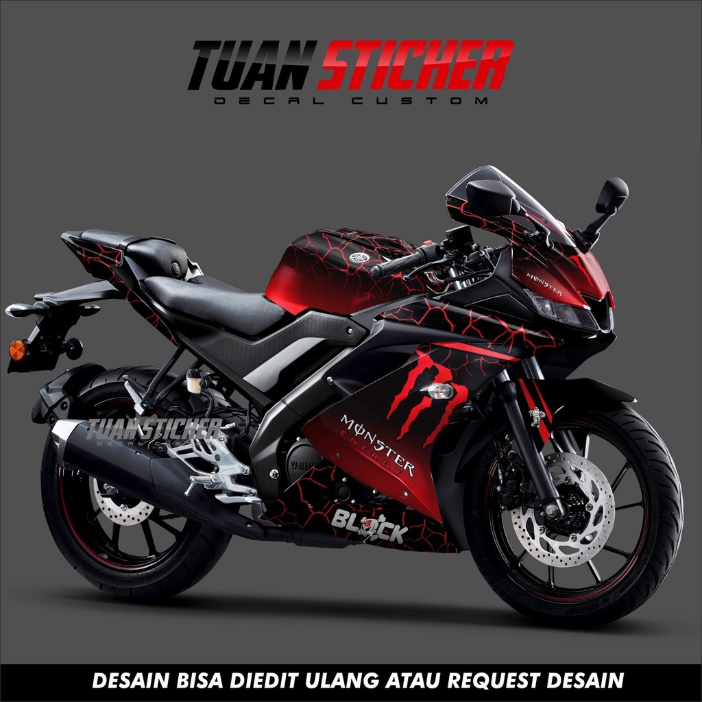 Jual Sticker Striping Decal Yamaha R15 V3, Sticker Decal R15 V3 ...