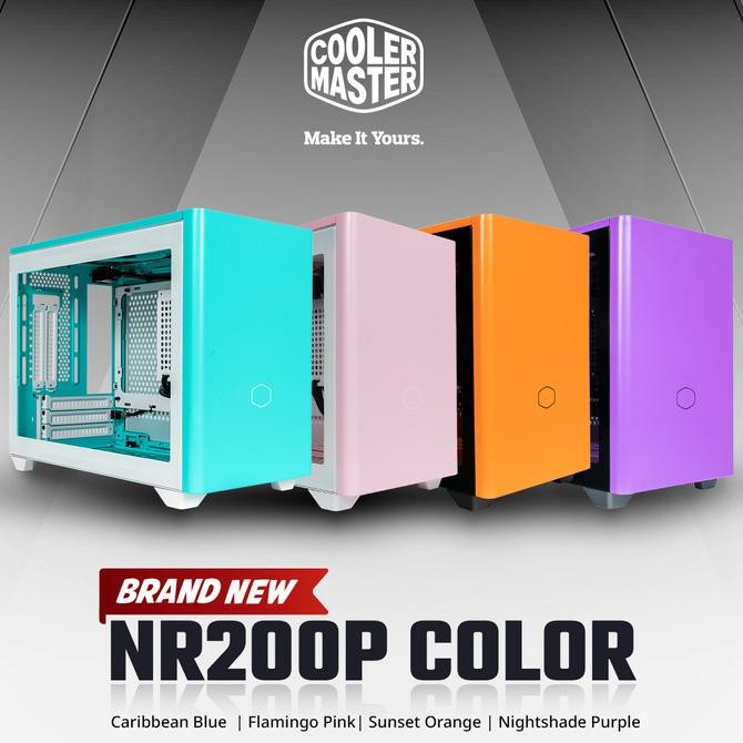 Jual Cooler Master - Masterbox Nr200P Color | Mini-Itx Case Tempered ...