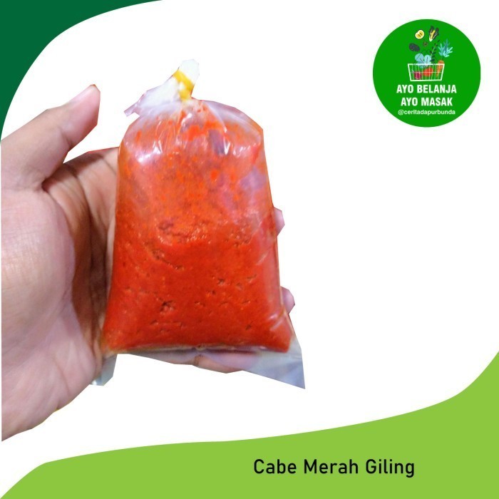 Jual Cabe / Cabai Merah Giling per bks ( produk Pasar tradisional ...