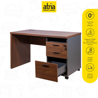 Jual MEJA KERJA/MEJA STAF/MEJA 1/2 BIRO Atria Meja Leben Clerical Desk ...