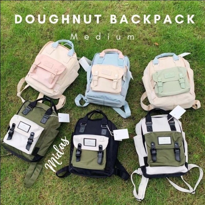 Jual BOOM SALE TAS BACKPACK DOUGHNUT MACCARON MEDIUM | Shopee Indonesia