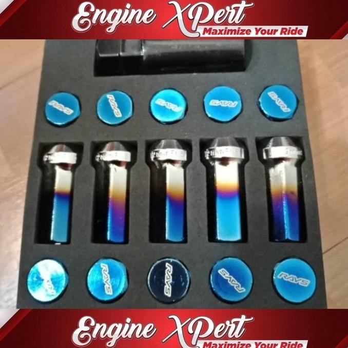 Jual Baut Roda / Racing Nut Rays Official Panjang - Titanium Promo ...