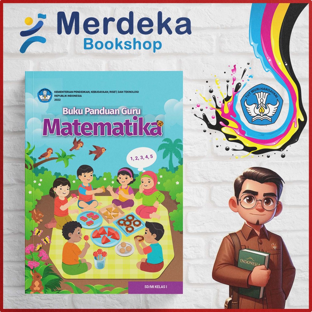 Jual Buku Panduan Guru Matematika (Baru) SD/MI Kelas 1 K. Merdeka - KEMENDIKBUD | Shopee Indonesia