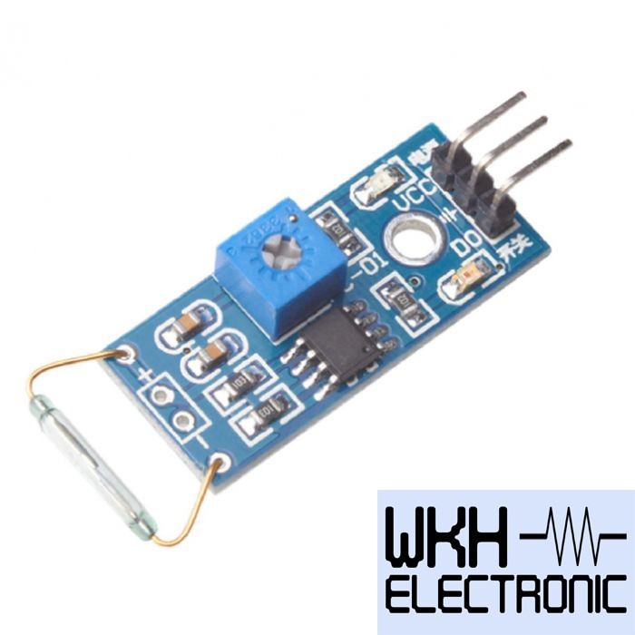 Jual (WKH) SENSOR MAGNETIC REED SWITCH MAGNETRON MAGNET MODUL ARDUINO ...