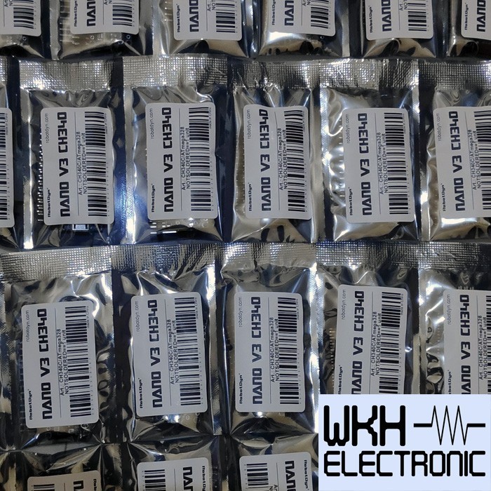 Jual (WKH) ORIGINAL ARDUINO NANO V3 ATMEGA328P CH340 ROBOTDYN ...