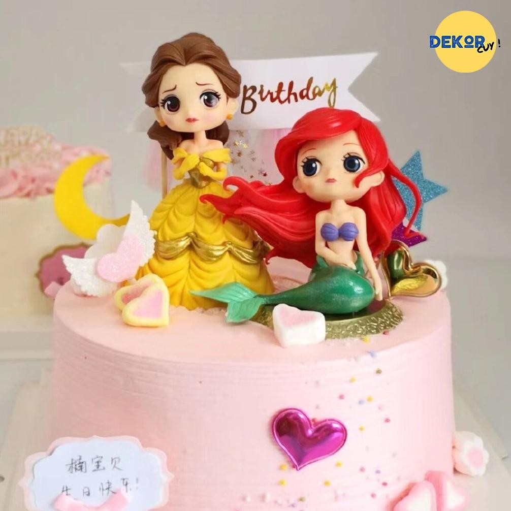 Jual Bisa COD TOPPER PRINCESS DISNEY ELSA BELLE ARIEL SNOWWHITE FROZEN ...