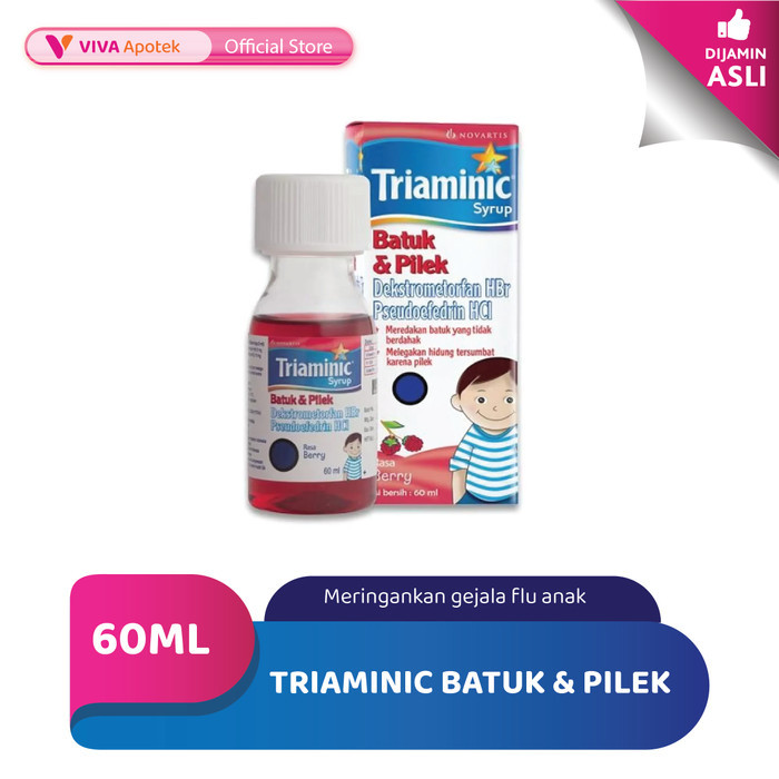 Jual Triaminic Sirup Meredakan Batuk & Pilek (60 ml) | Shopee Indonesia