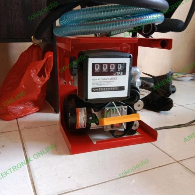 Jual Oli !! Pompa Transfer Minyak/Solar/Bensin Ac 220V Fuel Dispenser ...