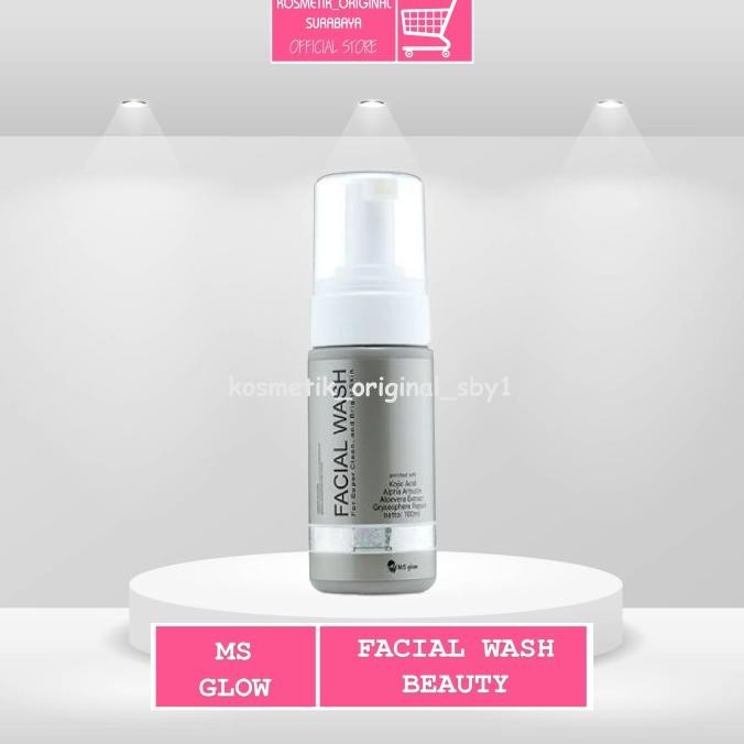 Jual Sabun Wajah / Facial Wash MS Glow Original Kemasan Barcode ...