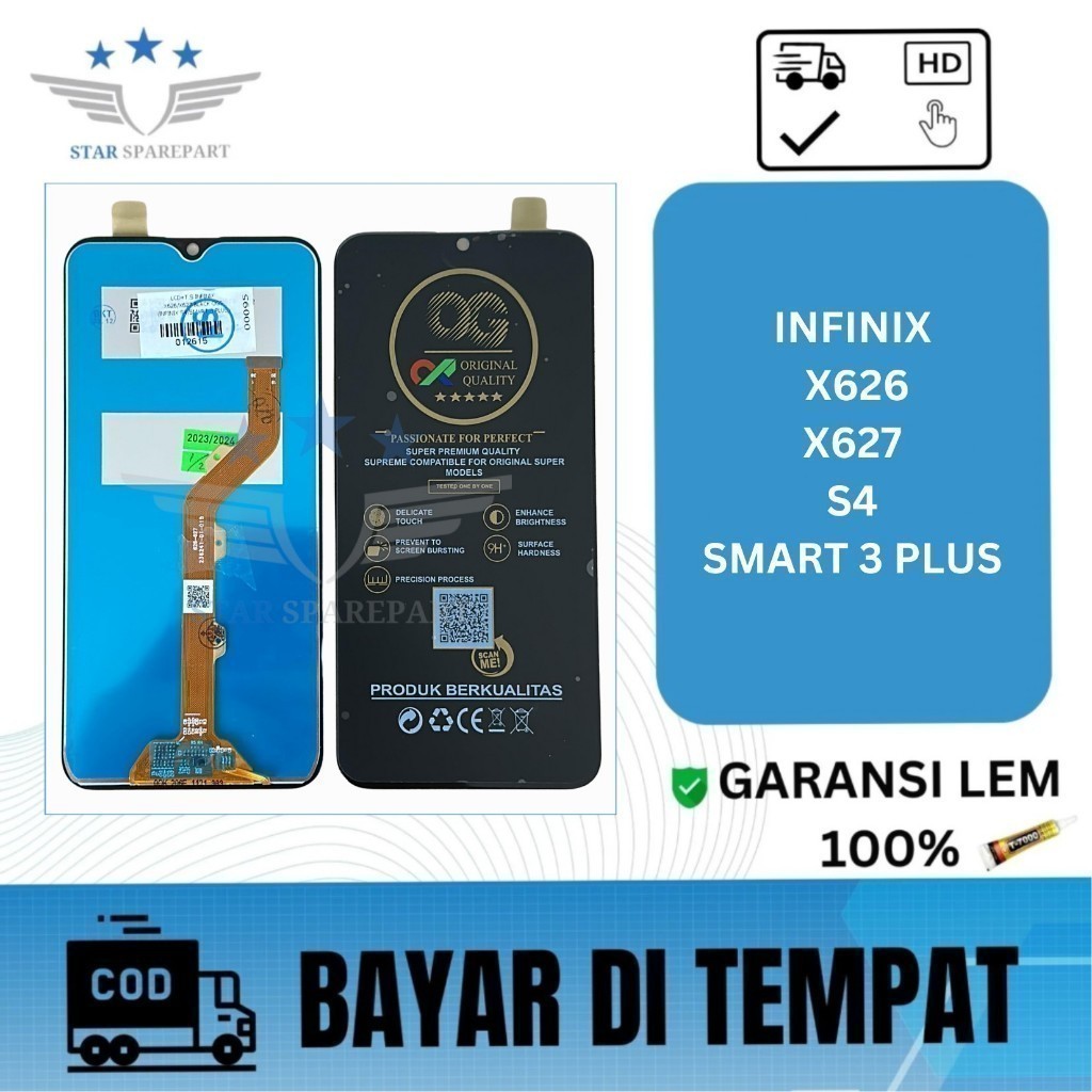 Jual LCD TOUCHSCREEN INFINIX X626 / X627 (INFINIX S4 / SMART 3 PLUS) | Shopee Indonesia