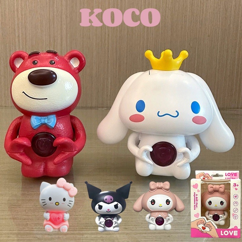 Jual KOCO Boneka I Love You Mainan Cinnamoroll Kuromi Lamp Sebagai ...