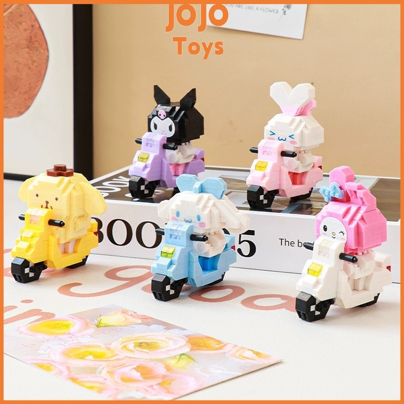 Jual JOJO Mainan Mini Bricks Seri Scooter Motor Cinnamoroll Building ...