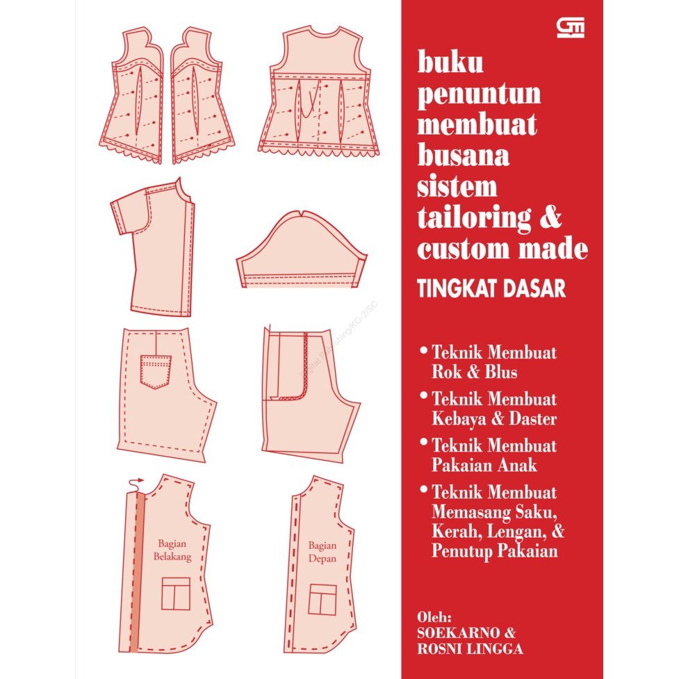 Jual Gramedia - Penuntun Membuat Busana Sistem Tailoring & Custom Made ...
