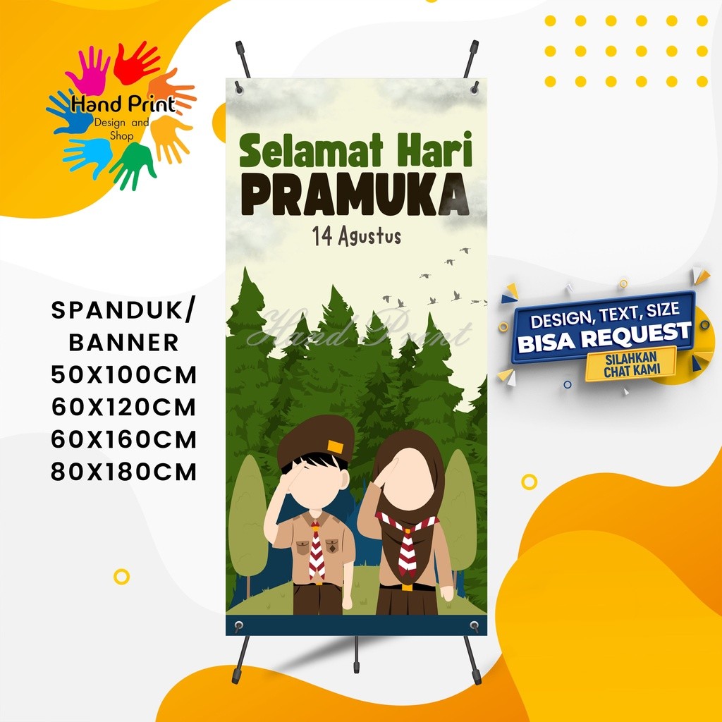Jual Cetak Spanduk Banner Camping Pramuka Jambore Kembali Ke Alam E MMT ...