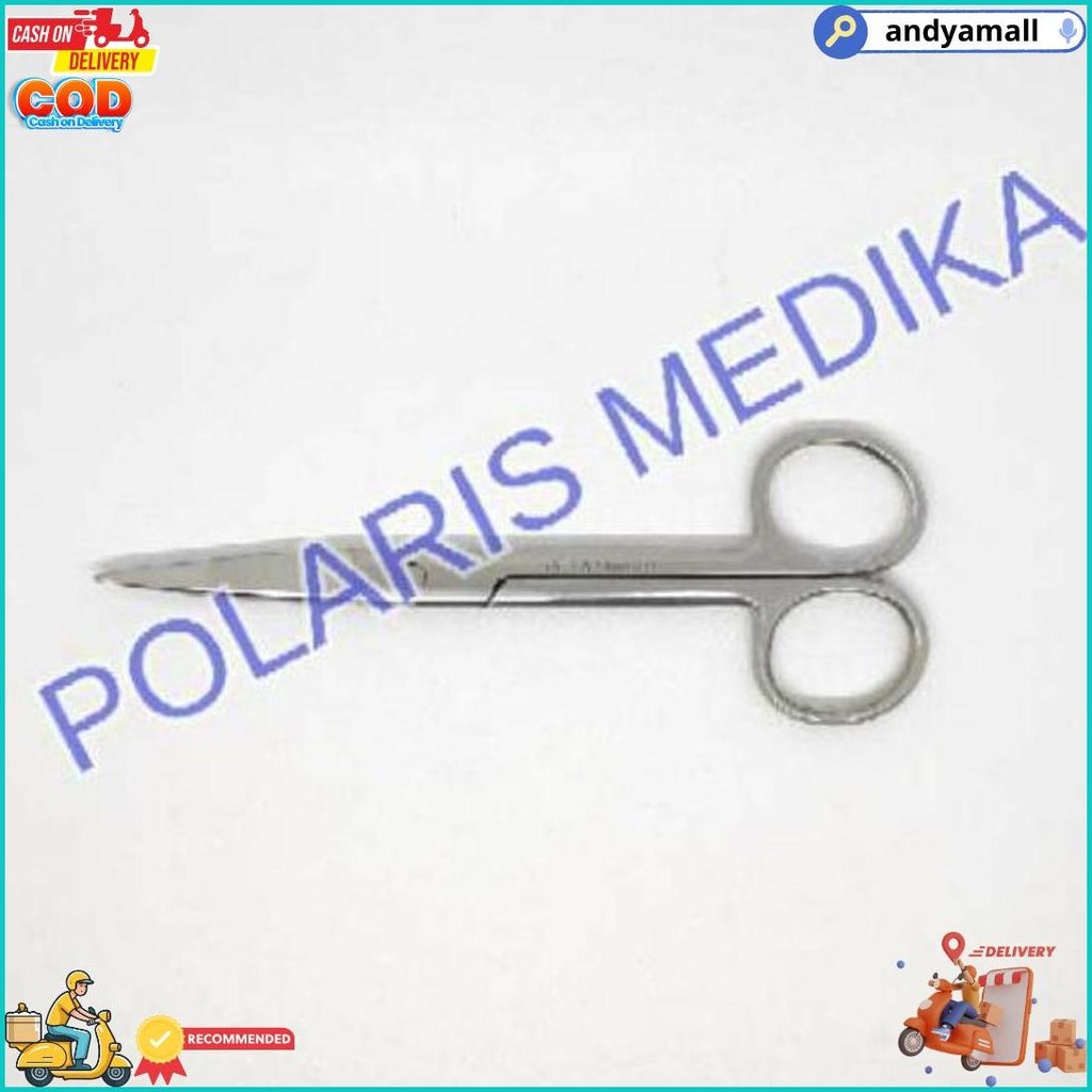 Jual Gunting Operasi Tajam Tajam Lurus 14Cm / Operating Scissors Sharp Sharp Str 14Cm D Cod ...