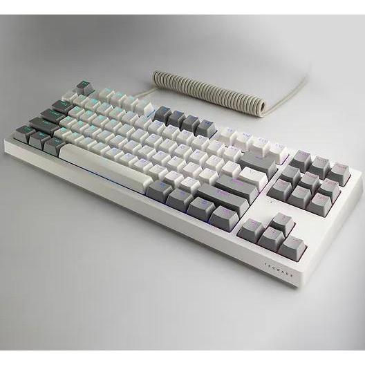 Jual PROMO!! Tecware Phantom Plus Elite 87 White RGB Mechanical Gaming ...