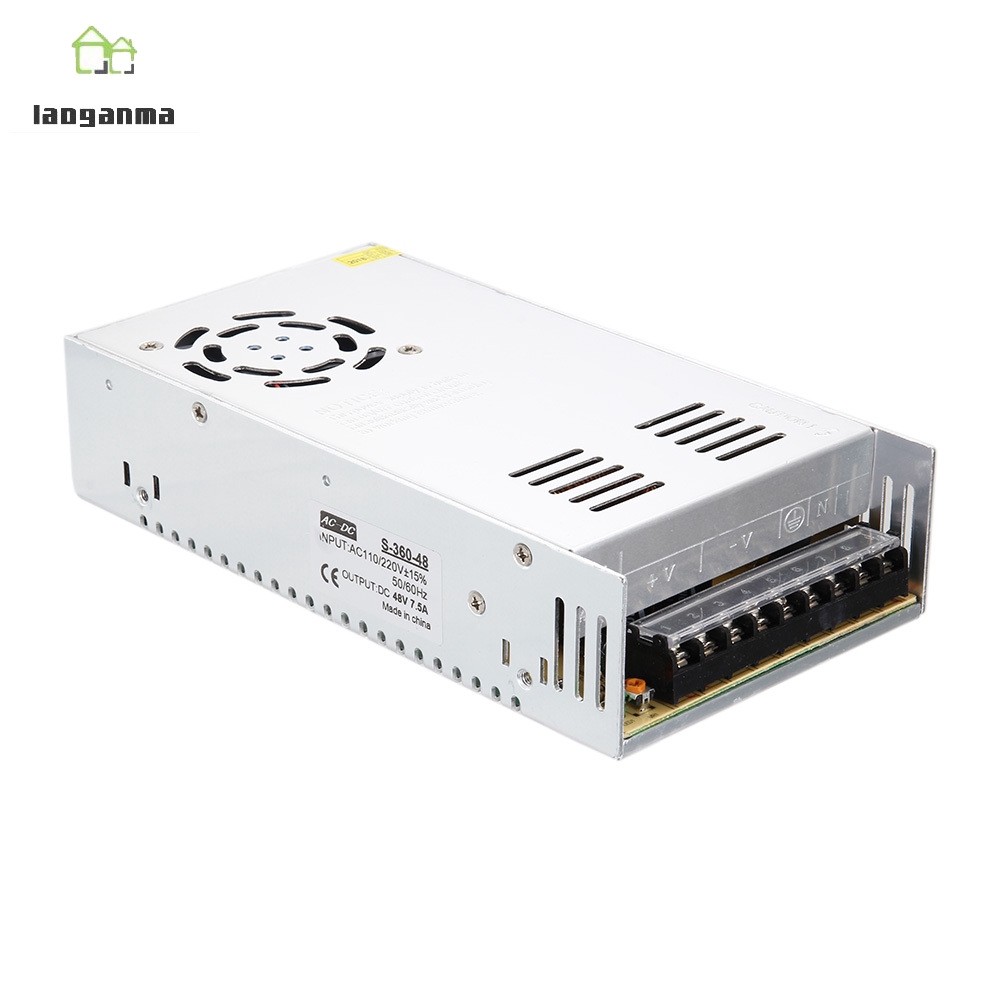 Jual Adaptor Catu Daya Sakelar DC 48V 7,5A 360W Casing Logam ...