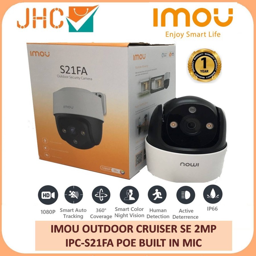 Jual IMOU CRUISER SE 2MP IPC-S21FA ONVIF&POE SMART COLOR NIGHT BUILT IN MIC | Shopee Indonesia