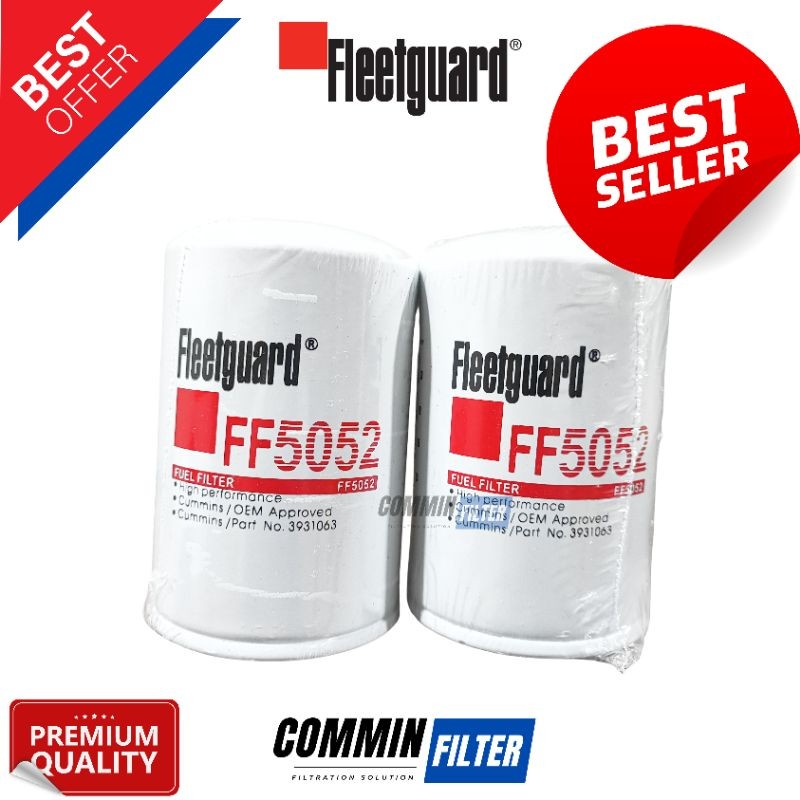 Jual FF5052 FUEL FILTER FLEETGUARD FF 5052 3903640 3286503 | Shopee ...