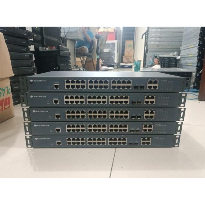Jual BDCOM S2228-DC 24port Switch Gigabit Ethernet Switch | Shopee Indonesia