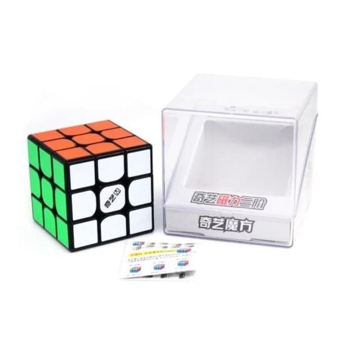 Jual RUBIK 3X3 QIYI 3X3 M MS MAGNETIC BLACK BASE QIYI 3X3 MS QIYI MS ...