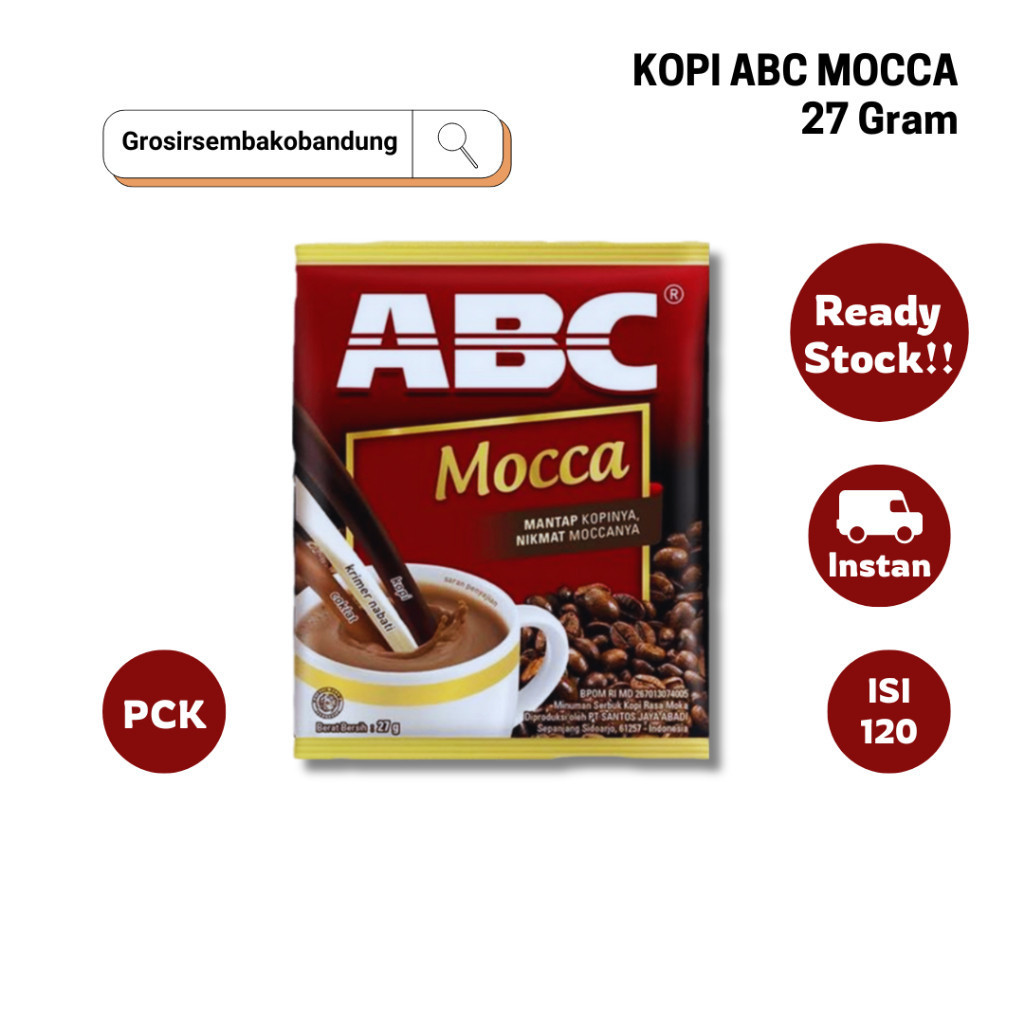 Jual ABC KOPI+SUSU+COKLAT MOCCA PCK 10X27g - 1 Dus - Kota Bandung ...