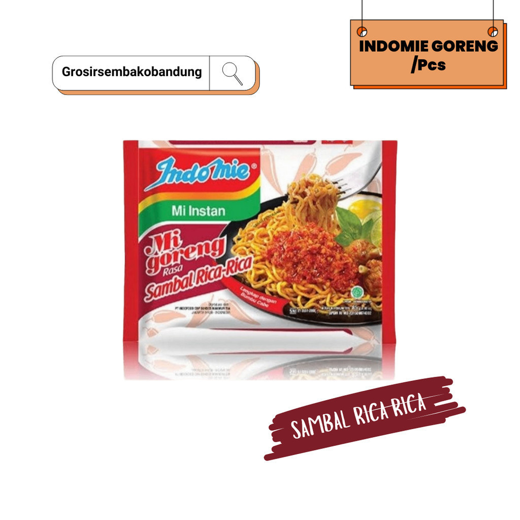 Jual INDOMIE MIE GORENG RICA RICA PCK 85g - 1 Pcs - Kota Bandung ...