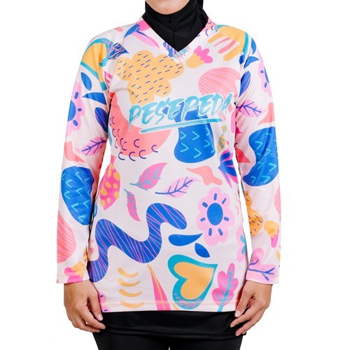 Jual Jerjhon Jersey Olahraga Sepeda Goes Wanita Slim-fit Panjang ...