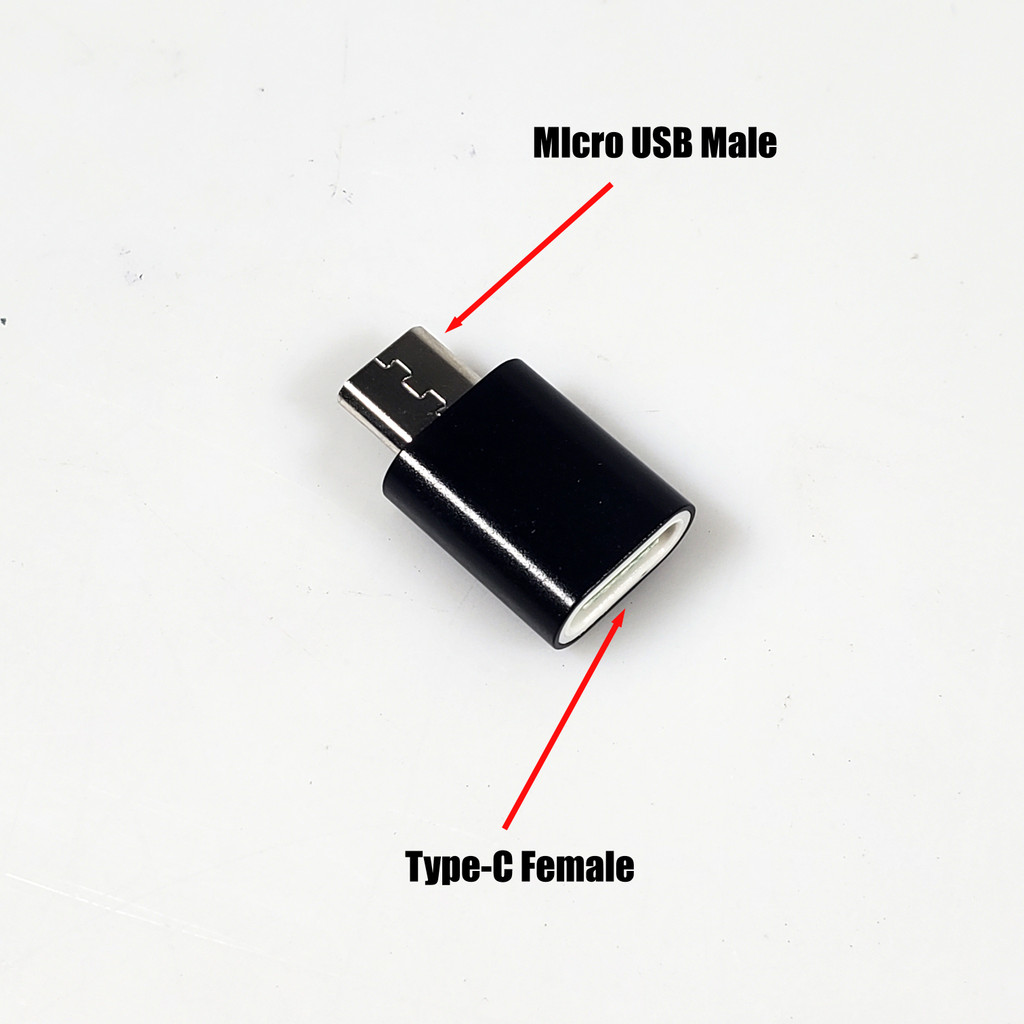 Jual Adaptor USB Type C Female to Micro USB Male Aluminium - - JM40 ...
