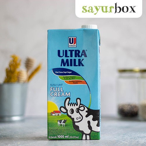 Jual Ultra Milk UHT Full Cream 1 liter Sayurbox | Shopee Indonesia