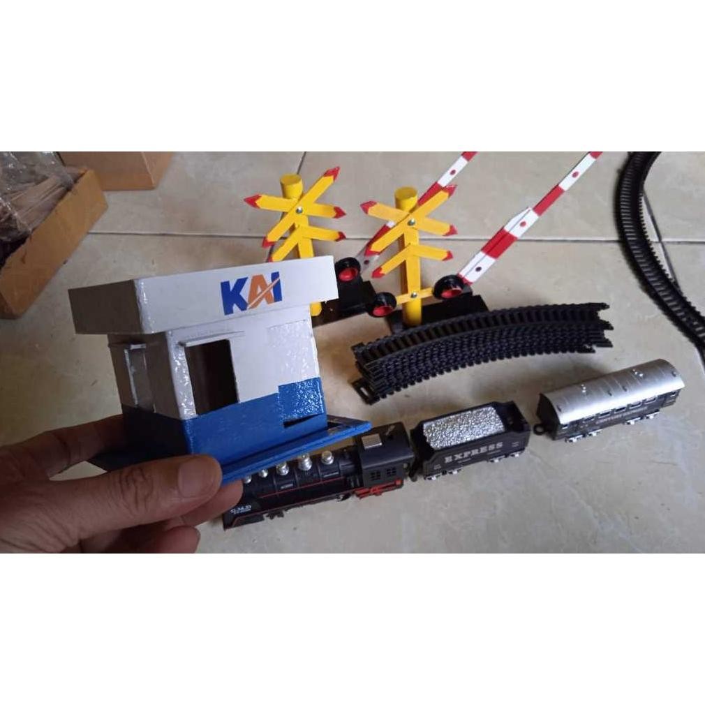 Jual qw-7 mainan miniatur Kereta api indonesia Paket Mainan edukasi ...