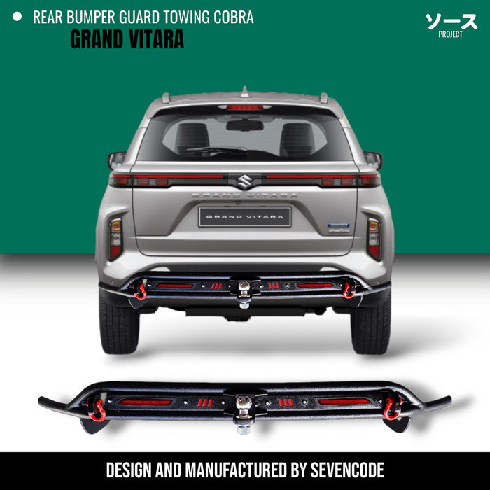 Jual Rear Bumper Guard Towing Cobra Sevencode - New Grand Vitara ...