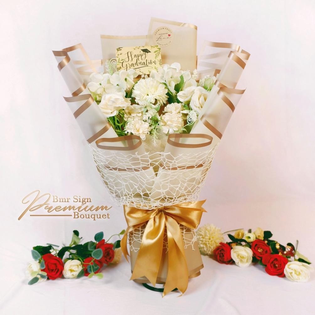 Jual VIRAL Buket bunga artificial Wangi Cassandra premium besar free ...