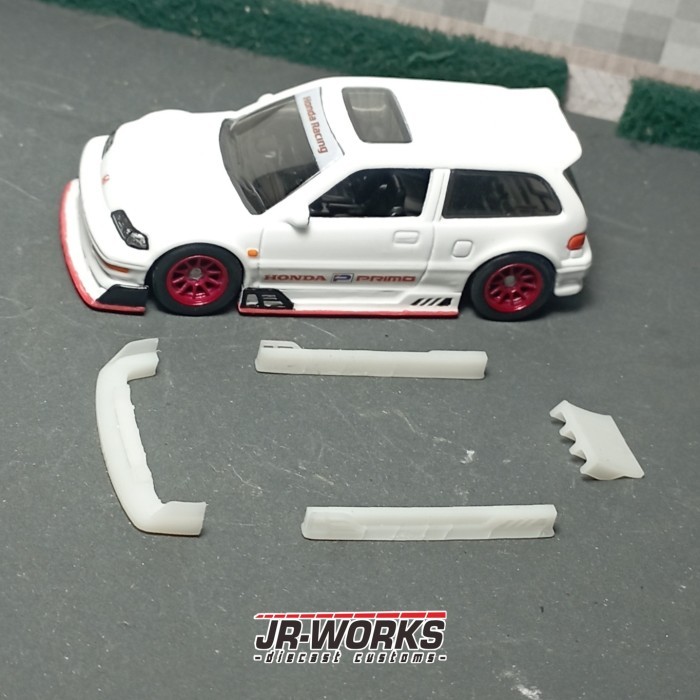 Jual JR NAMPARTS BUMPER SET HOTWHEELS HONDA CIVIC EF9 -HOSHI V1 ...