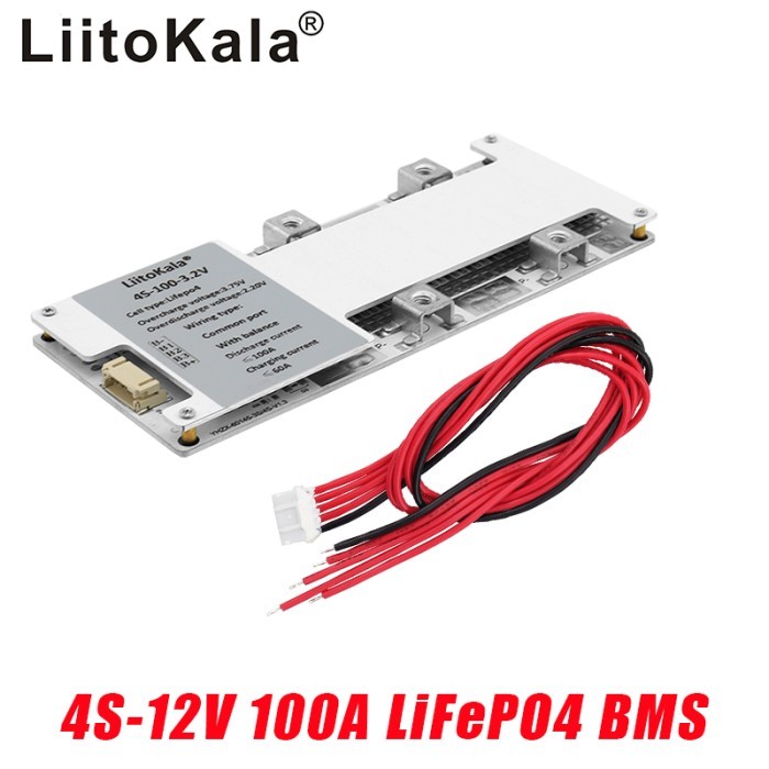 Jual Liitokala Bms Lifepo4 4S 12V 100A Bms Baterai Lifepo4 12V Fsp | Shopee Indonesia