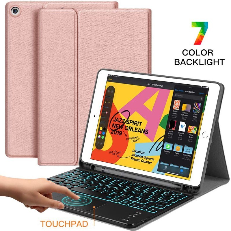 Jual Casing dengan Keyboard Touchpad untuk Ipad 5th 6th Gen 7th 8th 9th ...