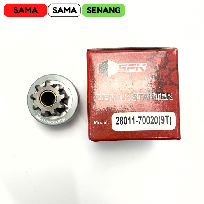 Jual BENDIX STARTER/BENDIK STARTER MOBIL KIJANG 7K SPK (28011-70020 9T ...