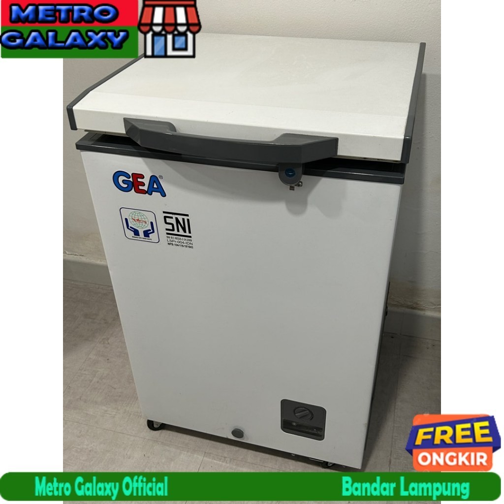 Jual GEA AB-108-R CHEST FREEZER BOX 100L LEMARI PEMBEKU 100 LITER AB ...